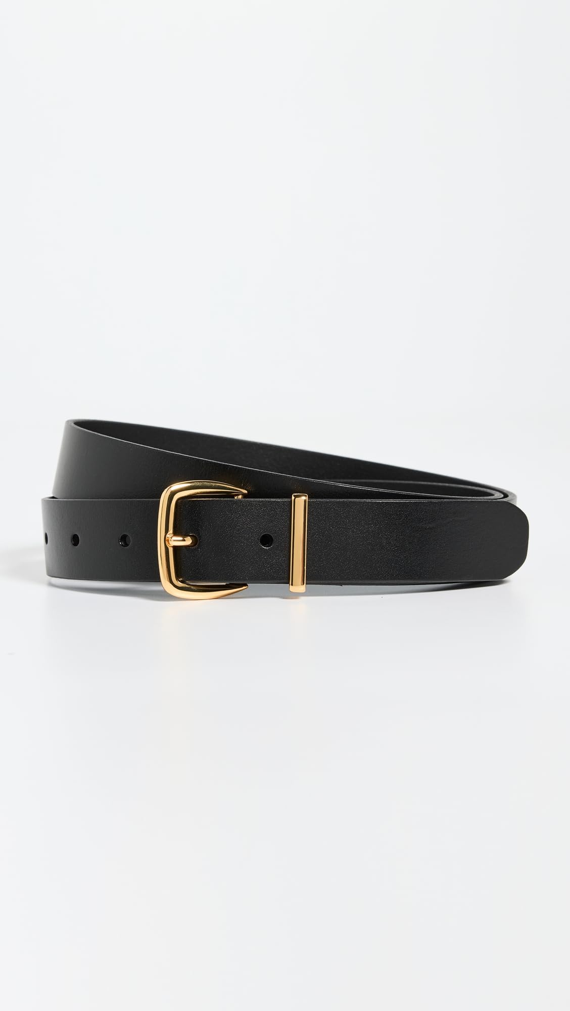 Madewell Women's The Essential Leather Belt, True Black, M