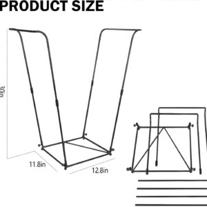 Metal Trash Bag Holder - Garbage Bag Holder Frame Holds 30-45 Gallon Bags-Multi-Use Outdoor Leaf Bag Stand for Yard Camping Garden Lawn Party Supplies (1PC)