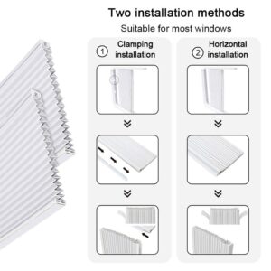 Window Air Conditioner Side Panels with Frame, 2023 New Air Conditioner Accessories Room AC Accordion Filler Curtain Kit Replacement, Adjustable Insulation AC Side Panel Include Frames