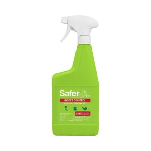 safer brand garden sg5110 insect control and killer spray – kills aphids beetles, boxelder bugs, caterpillars, earwigs, spider mites, stink bugs & more – natural oils gentle on plants – 24 fl oz