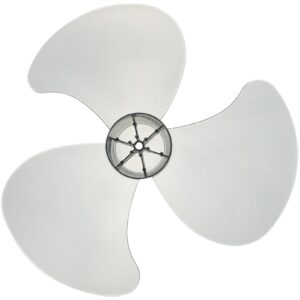 doitool universal plastic 3 leaves fan blade set 16 inch replacement fan blades with nut cover electric fan leaves for table standing pedestal fan