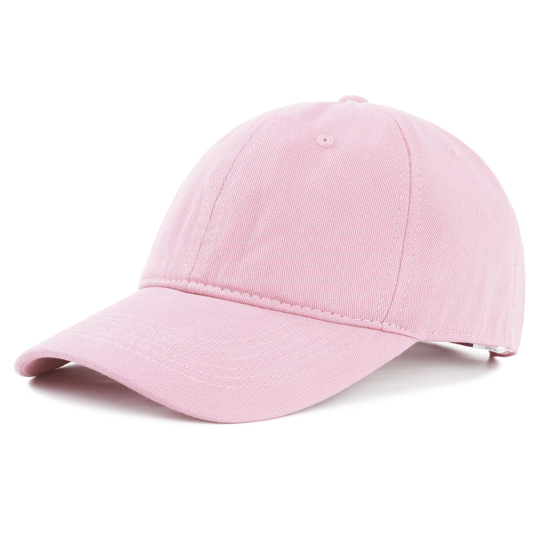 Zando Unisex Cute Baseball Cap Women Fashionable Ball Caps Women Embroidered Baseball Hat for Women Men Adjustable Dad Hat Golf Running Hats for Women Men Sun Preppy Hat Pink Hat