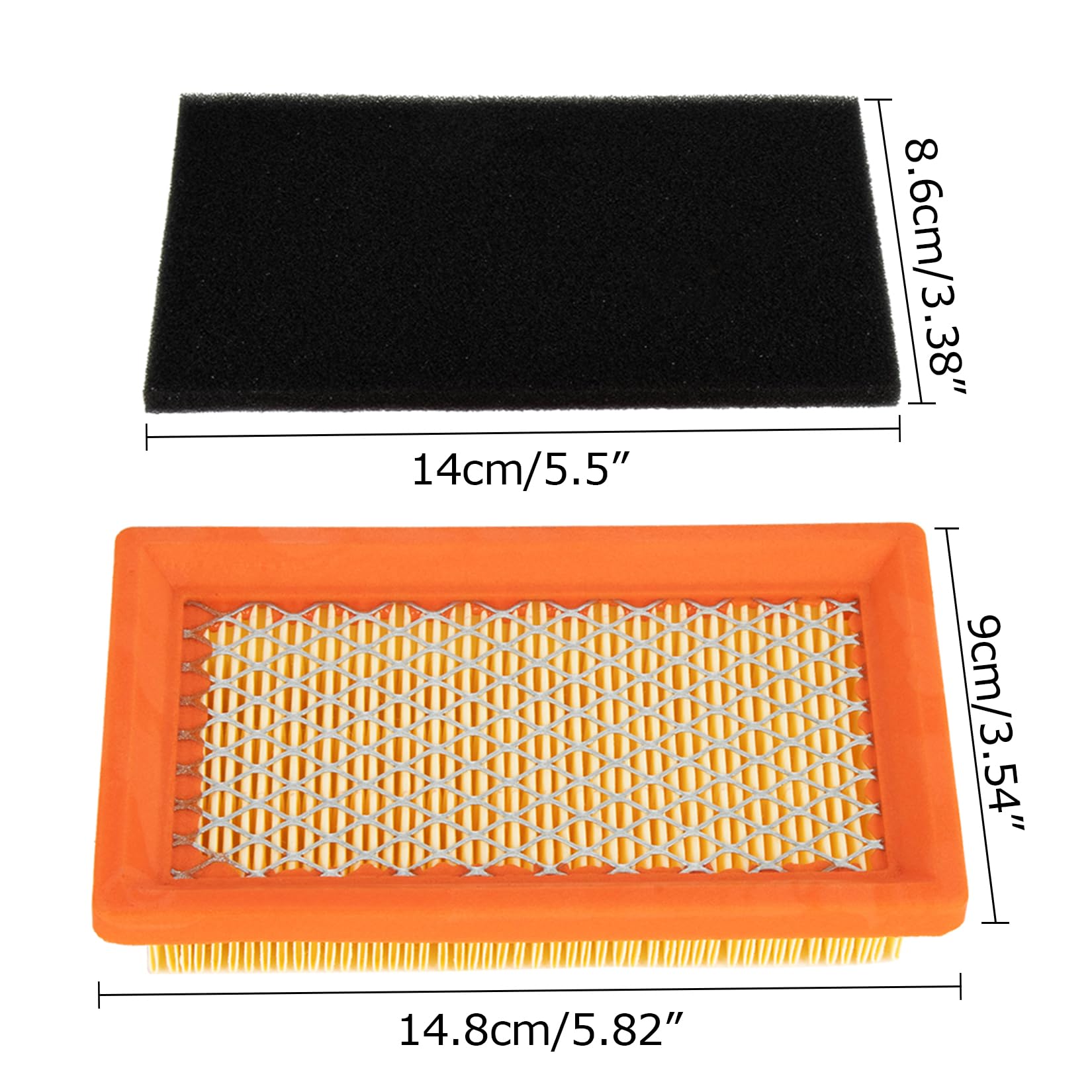 PSLER 3 Pack 951-10298 751-10298 Replacement Air Filter Fit for 139 cc and 159 cc Vertical Shaft Engines Replacement for Kohler 14 083 01-S 14 083 19-S 149CC Courage XT6 XT7 Engines