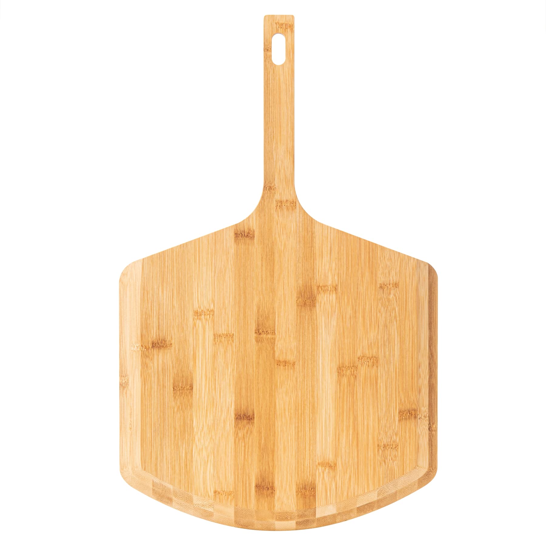 Pizza Peel 16 Inch, Natural Bamboo Pizza Peel Pizza Paddle Spatula Oven Accessory for Large Wood Pizza Board For Transferring & Serving, Wood Pizza Cutting Board for Cheese Bread Fruit Vegetables