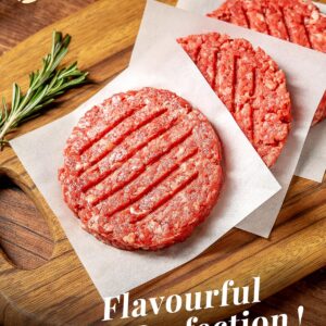 Baklicious Hamburger Patty Paper – 1100Pcs of 5.5"x5.5" Non-Stick Patty Paper Squares – Craft Perfect Burgers! Elevate Your Game with Seamless Separation & Versatile Use in Oven, Microwave,Freezer!