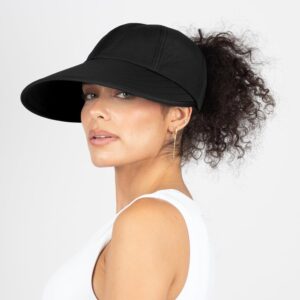 Ponyflo Sunblocker Wide Brim Hat-Black