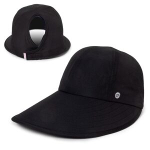 ponyflo sunblocker wide brim hat-black