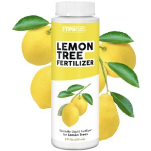 lemon tree fertilizer for lemon trees and citrus, liquid plant food 8 oz (250ml)