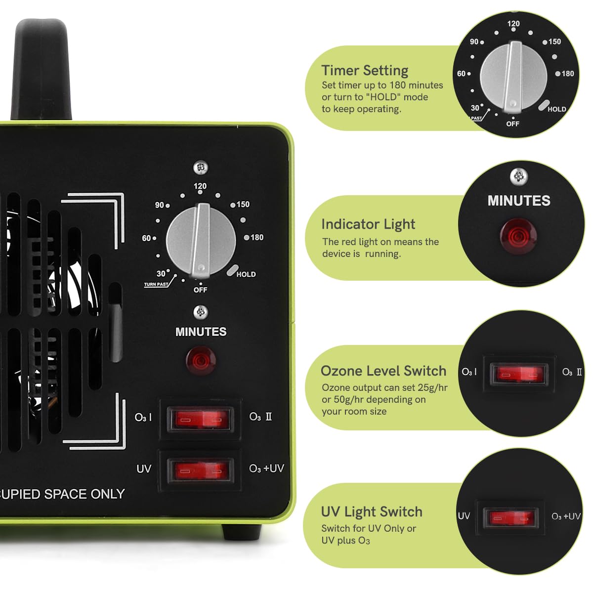 Ozonlife Powerful Ozone Plate 50g Ozone Machine