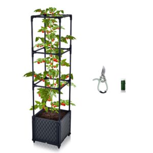 raised garden bed tomato planter trellis for garden planter for tomato pots for growing tomatoes planter box outdoor self watering metal tube trellis