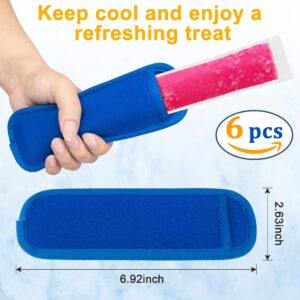 Reusable Popsicles Frozen Bags Ice Pop Stick Sleeves for Kids, Popsicles Molds for Reusable Yogurt Tubes Popsicle Bulk Ice Pops Holder, Useful Popsicle Holders for kids No Drip