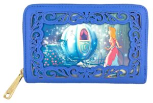 loungefly disney princesses cinderella window faux leather wallet