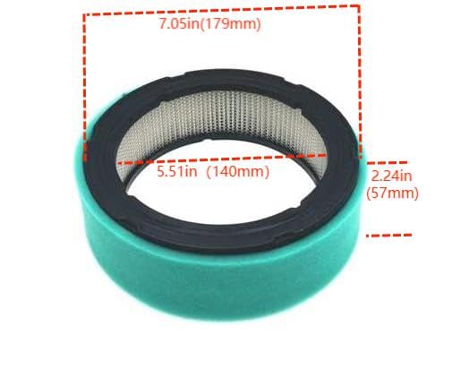 NIEHYICY 394018 Air Filter Replace JD LG394018JD B & S 392642 394018S 5050B/H/K 4135 421400 402400 Fit GT235 GT235E LTR155 LTR166 LT166 LT170 LX288 SST16 SST18 Lawn Mower