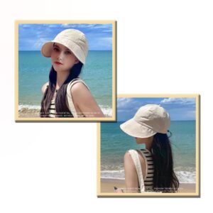 huablo] UPF 50+ Womens Sun Hat Wide Brim Sun Hat UV Protection Hiking Fishing Hats ZYMao-0001 Beige