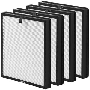 xbww hy4866 h13 true hepa replacement filters compatible with morento hy4866 and yiou m1 air cleaner purifier, 4 packs