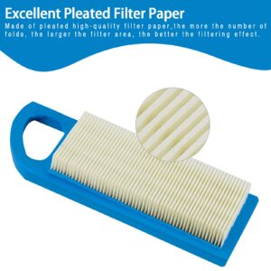 DemJamr 2 Pack 698083 Air Filter with Pre Filter Compatible with BS 14-20HP Engine Lawn Mower, Replace for BS 697153 697014 795115 697634 797008 Air Cleaner