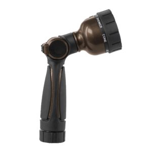 orbit 26143 7-pattern zinc thumb control nozzle w/swivel