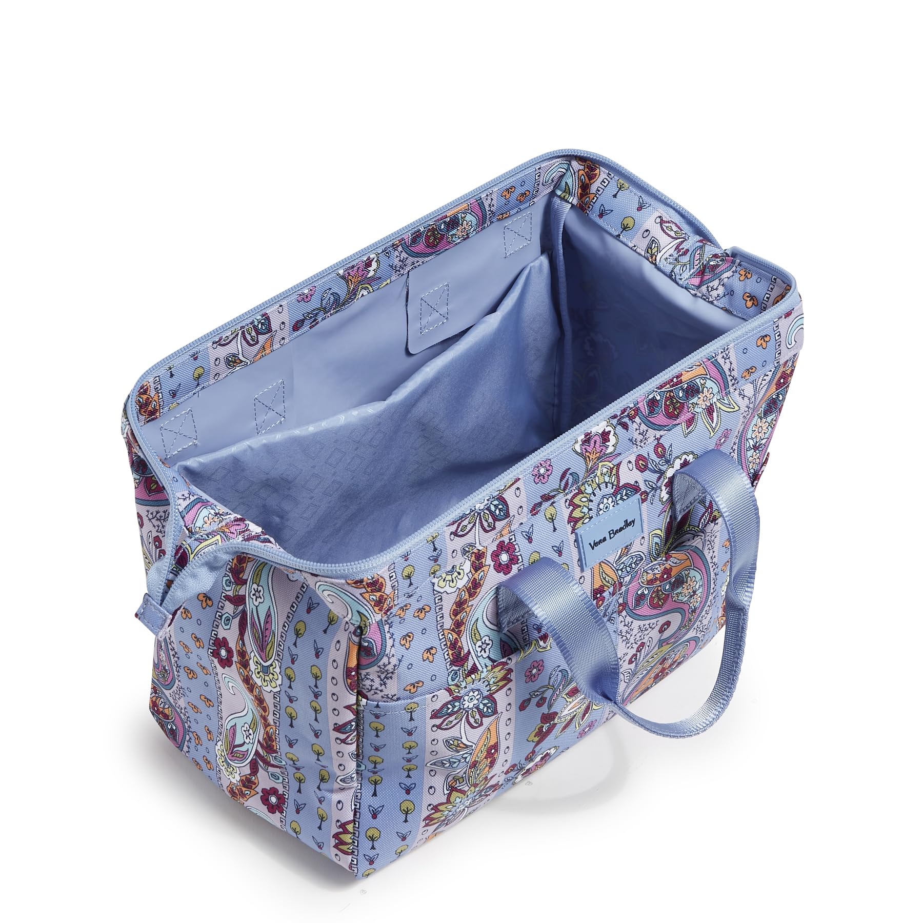 Vera Bradley Recycled Lighten Up Reactive Bag Organizer, Provence Paisley Stripes