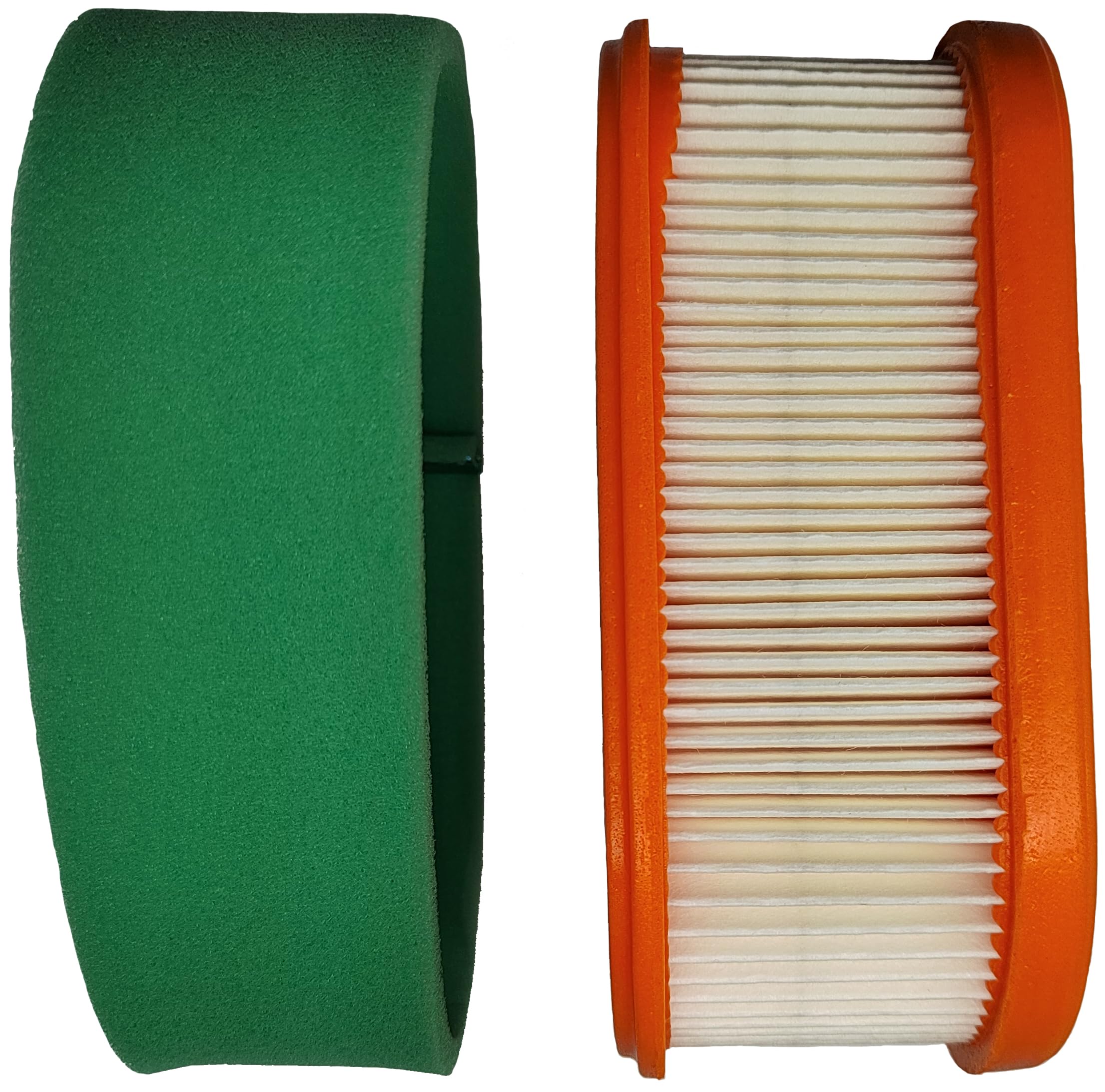 NIEHYICY 795066 Air Filter Replace for B & S 5419,796254 OEM Air Cleaner Cartridge with 796254 Pre Filter Fits Lawn Mower Air Cleaner Element