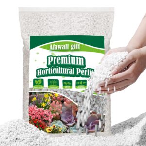 2qt perlite for plants organic perlite horticultural soil amendment for indoor & outdoor container plants and enhanced drainage enhanced growth, promote root growth and soil health