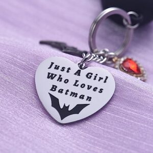 B*tman Merchandise Keychain Superhero Gifts For Teen Girls Daughter Women Birthday Gift Keychains