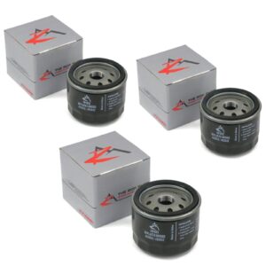 the rop shop | set of 3 lawn mower oil filters for ferris 510227874, gravely 21548100, 21550800