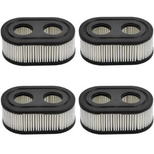 593260 air filter，lawn mower air cleaner replacement filters cartridge for 4247 5432 5432k 09p00 09p702 550e 500ex 550ex 625 575ex mower series engine accessories (4pcs)