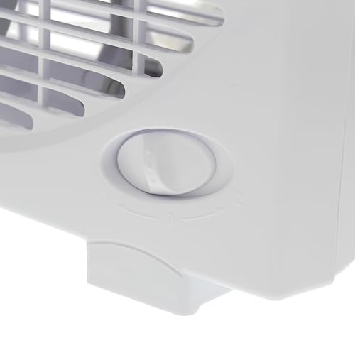 EZ-CHILL 9" Electric Portable 2-Speed, Quiet Box Fan, Ideal for Home, Bedroom, Dorm, & Office, BP-9B