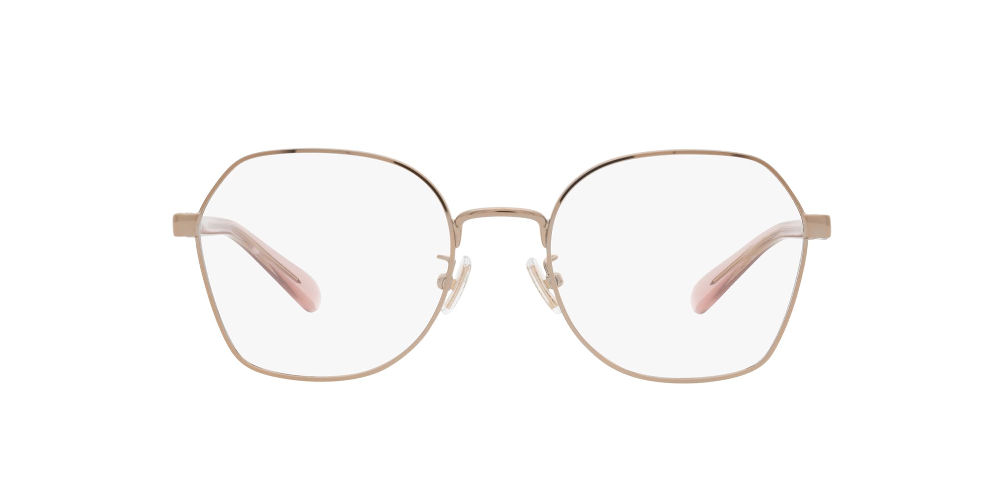 Coach HC5155 Prescription Eyewear Frames, Shiny Rose Gold/Demo Lens, 54 mm