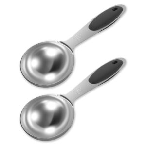 leifeny 1 tbsp(3 tsp | 15 ml |15 cc| 0.5 oz) single measuring spoon, stainless steel individual spoons, long handle spoons only (2 pack)