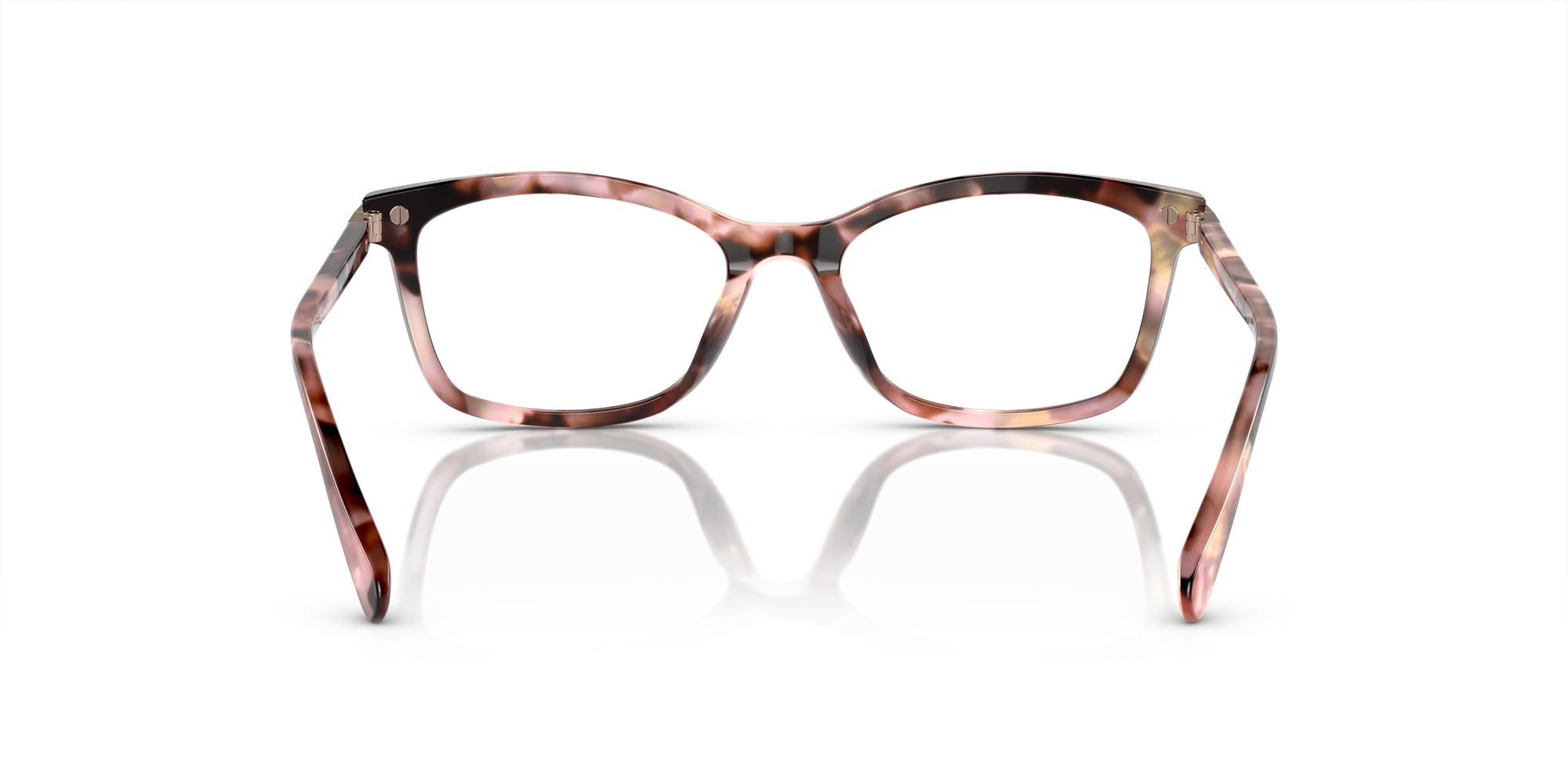 Coach HC6219U Universal Fit Prescription Eyewear Frames, Rose Pearl Tortoise/Demo Lens, 51 mm