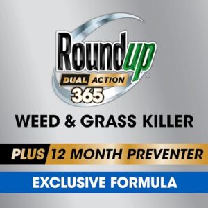 Roundup Dual Action 365 Weed & Grass Killer Plus 12 Month Preventer with Comfort Wand, Kills & Prevents for up to 1 Year, 1 gal.