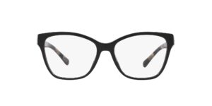 coach hc6207u universal fit prescription eyewear frames, black/demo lens, 54 mm