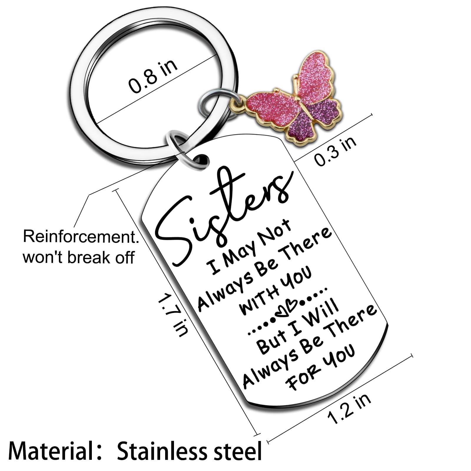 ichrati Sister Gifts from Sisters Big Little Sister Birthday Gift for Women Adult Unique Soul Sister Christmas Gifts Ideas for Girls Teens Keychain Best Sister ever Funny Womens Thanksgiving Key Ring