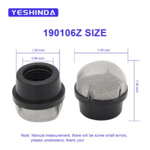 YESHINDA 190106Z Air Bleeder Screen Cap Fit for Pentair, Clear Plus,EasyClean D.E. and Quad D.E Filters