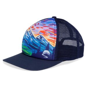 sunday afternoons artist series trucker cap, cascade range, one size