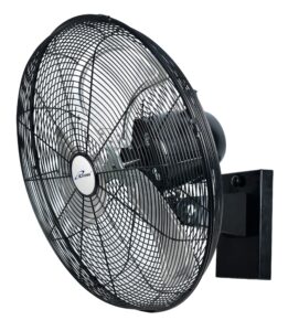 iliving 18" outdoor oscillating high velocity wall fan with 4150 cfm heavy duty weatherproof motor, variable speed adjustment for workshop, garage, patios, commercial and industrial, 18 inch,black