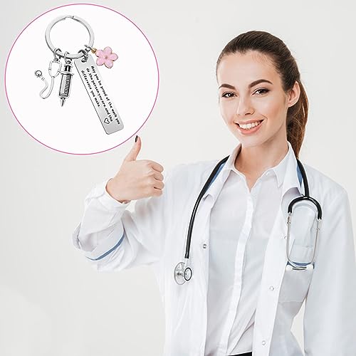 Ouligay Nurse Keychain Nurse Gifts for Women Thank You Keychain Nurse Appreciation Keychain Nurse Practitioner Gifts Nurse Graduation Gifts Nurses Week Gifts Medical Assistant Gifts Nurse