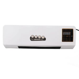 wall mounted heating machine, smart wall heater, dual use highly efficient wide angles mobile small air heater, easy mount heater, indoor use, for home bathroom bedroom office