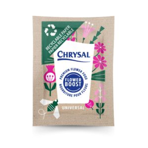 chrysal flower boost - recyclable paper flower food - increase vase life with our floral supplies for fresh flowers - flower arrangements supplies - ideal florist supplies (200 ct)