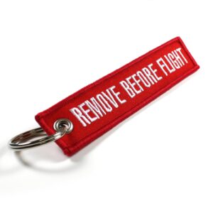 rotary13b1 premium quality - remove before flight - red key chain