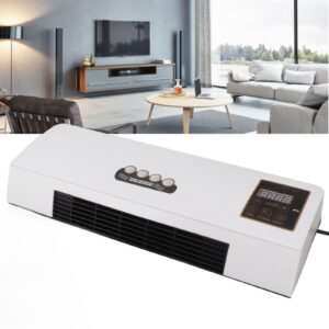 zjchao small air conditioner, wall mounted heating machine dual use highly efficient wide angles mobile mini heater machine hot fan with heating and indoor wind for bedroom living