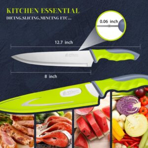 BYkooc Chef Knife 8 Inch Chef's Knives Stainless Steel Sharp Professional Kitchen Chef's Knife with Ergonomic Handle - Chef's Knives for Kitchen Cooking