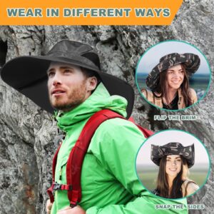 Herolland Super Wide Brim Sun Hat for Men and Women,UPF50+ Waterproof Bucket Hat for Fishing, Hiking, Camping