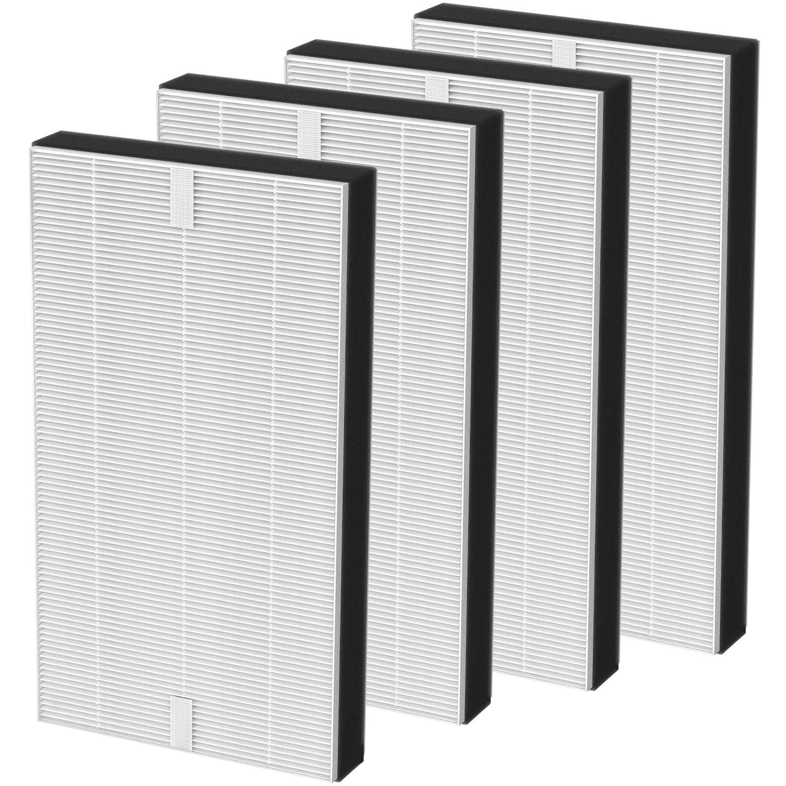 4 Pack F1 True HEPA Repalcement Filter Compatible with 3M Filtrete Room Air Purifier Models FAP-C01-F1,FAP-T02-F1, FAP-C01BA-G1, FAP-T02WA-G1, FAP-ST02W and FAP-ST02N