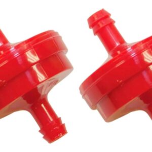 2 Pack 298090S 394358 Lawn Mower 1/4" Inline Gas Fuel Filter Replace for Briggs Stratton 5018 298090 298090S Toro 42-5240 56-6360 John Deere AM107314 LG298090 LG298090S PT4265