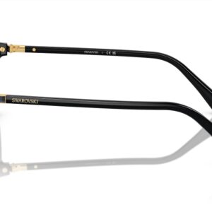 SWAROVSKI SK2015 Prescription Eyewear Frames, Black/Demo Lens, 51 mm