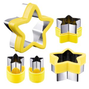 etersion star cookie cutter 5 pieces 5 sizes 1" to 4"