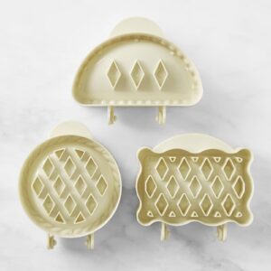 Dough Presser Pocket Pie Molds, Party Potluck Hand Pie Molds, Hand Pie Molds, Apple, Pumpkin And Acorn Shapes 3-Piece (Round Pie Mold)