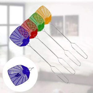 Supreme Bug & Fly Swatter 6-Pack – Braided Metal Handle 6 Pack Fly Swatters, Multi Pack Colors, – for Indoor/Outdoor – Flyswatter